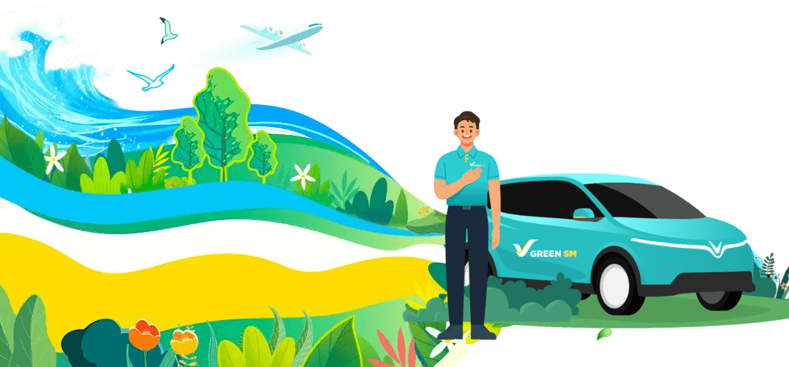 Green SM Car - 100% electric vehicles, 5-star service | Green SM